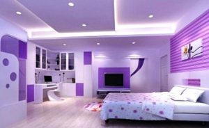 QUARTO ROXO → com Branco, com Preto, de Menina