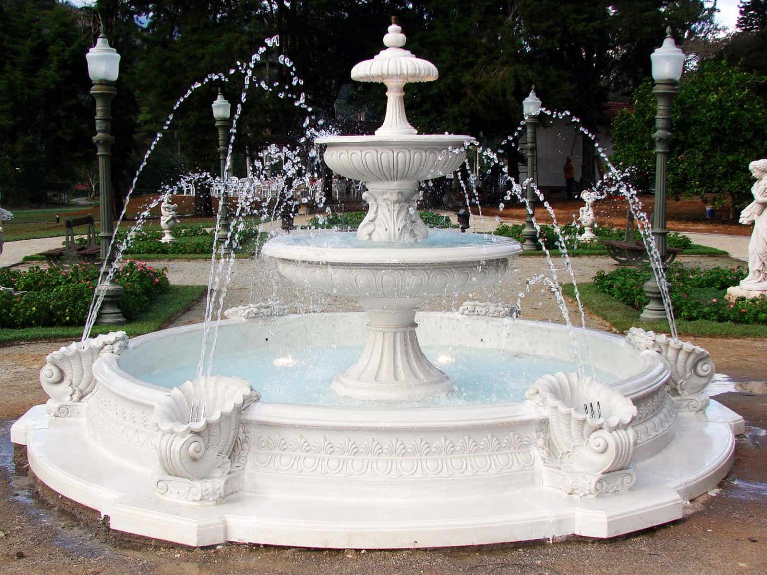 Chafariz Para Jardim → Pequenos, de Cimento, de Parede